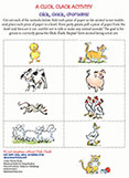 Click Clack Books | Printable Activities
